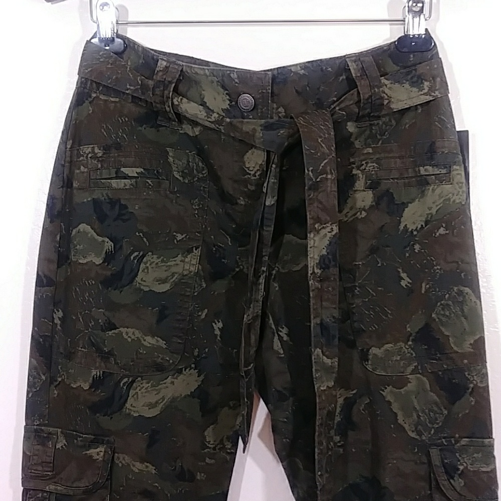 Camo Cargo Pants - Gem